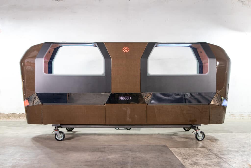 MONOCAB OWL auf der PolisMOBILITY - MONOCAB OWL